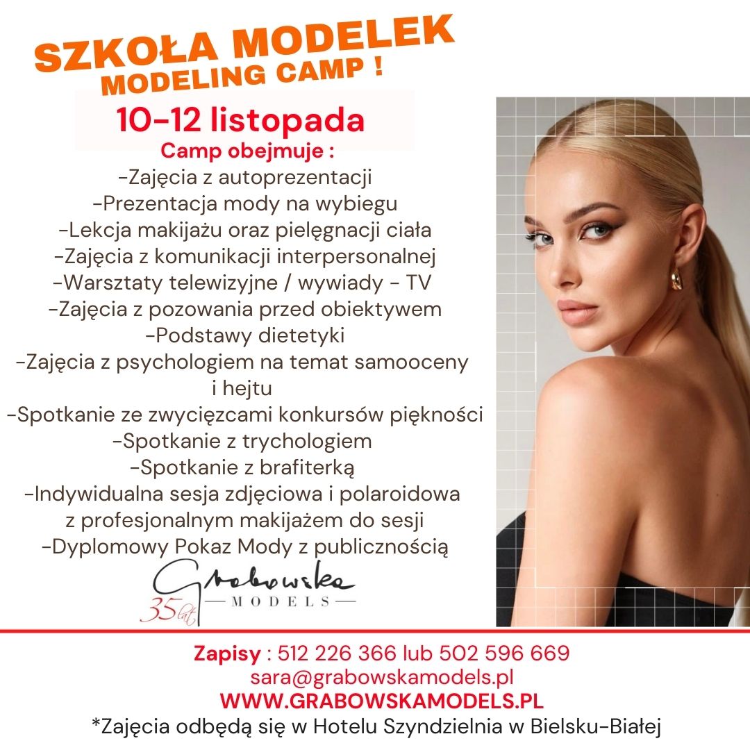 MODELING CAMP - SIGN UPS - Grabowska Models